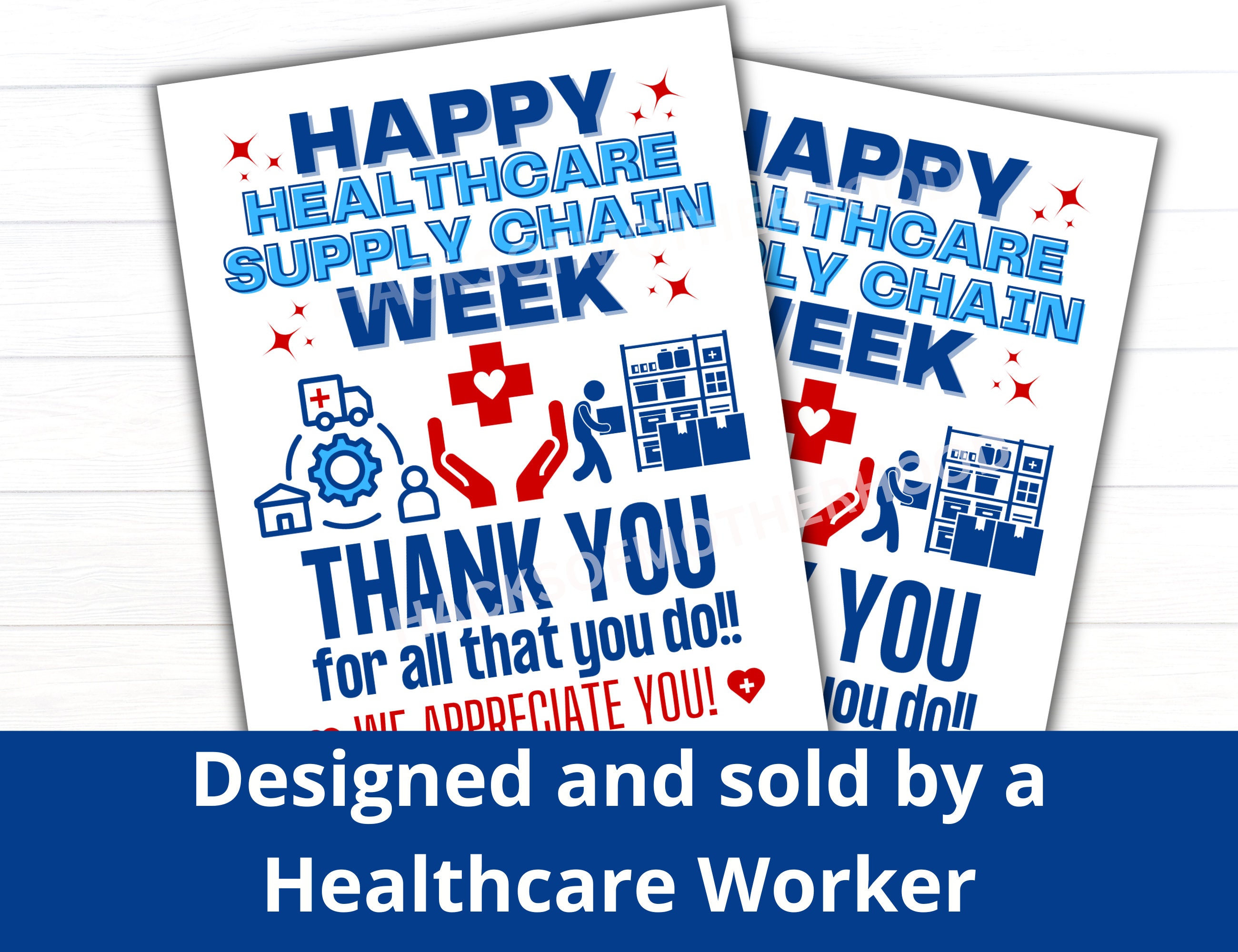 Healthcare Supply Chain Week Printable Poster, Happy Supply Chain Week ...