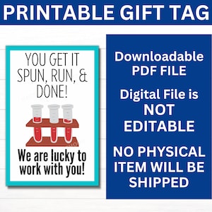Funny Lab Week Printable Gift Tag Bundle, Medical Laboratory ...