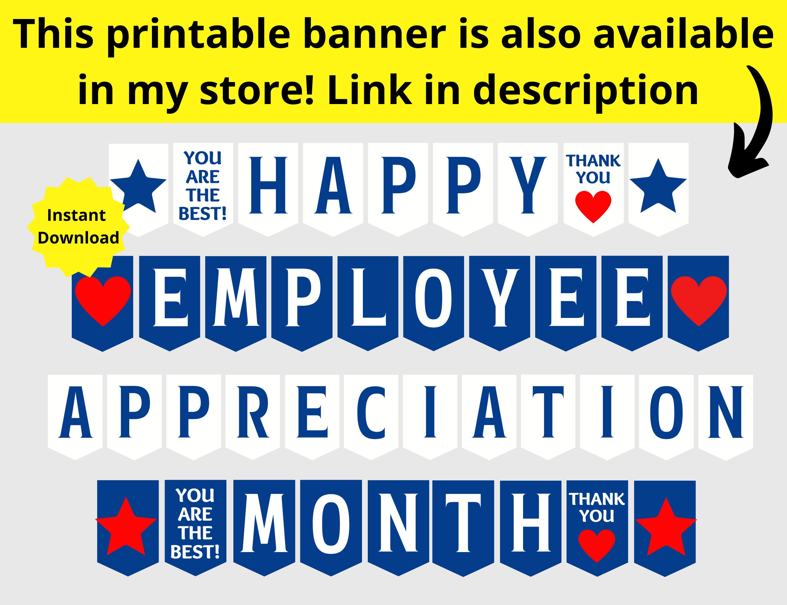 Thank You Banner Printable