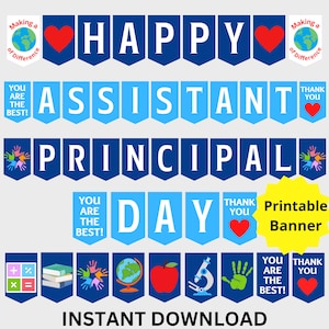 Assistant Principal Week Printable Poster, Assistant Principal Week ...