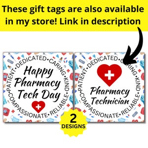 Pharmacy Tech Day Printable Poster, Happy Pharmacy Tech Day Sign ...