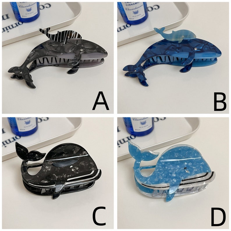 Marine Series Claw Clips,sharks Claw Clips,whale Claw Clip,creative Claw Clip, Shark Hair Claw ...