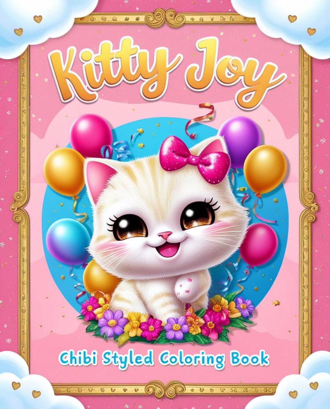 Kitty Joy: Chibi Styled Coloring Book super Simple/fun - Etsy