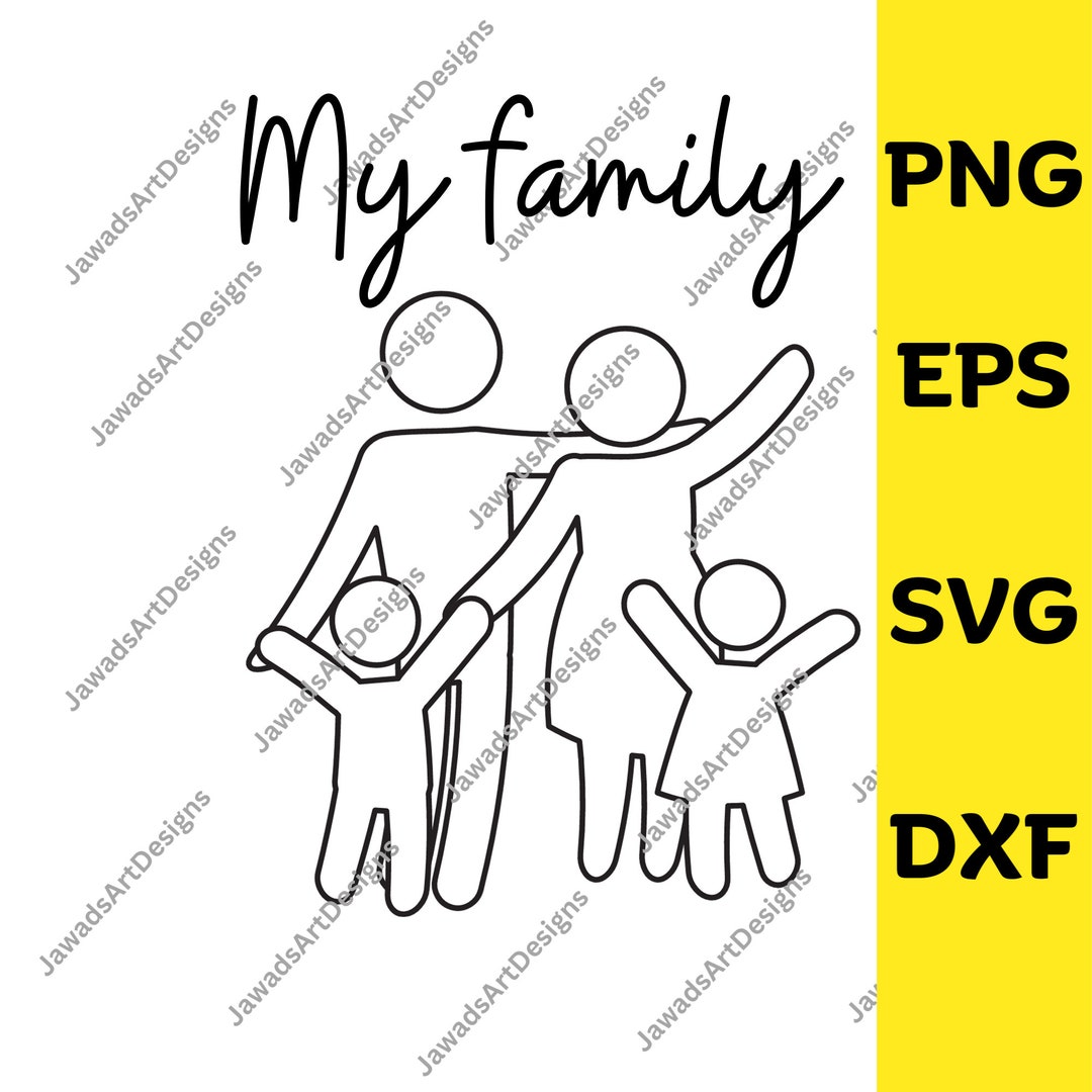 Family is Forever SVG, Parents EPS, Family Wall Decor DXF, Brother ...
