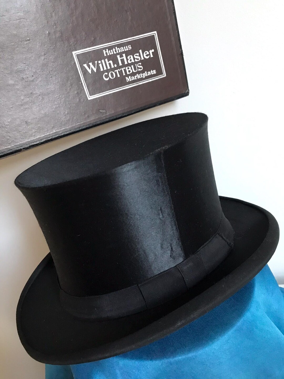Antique German Collapsible Top Hat With Box, Old Hat, Vintage Hat - Etsy
