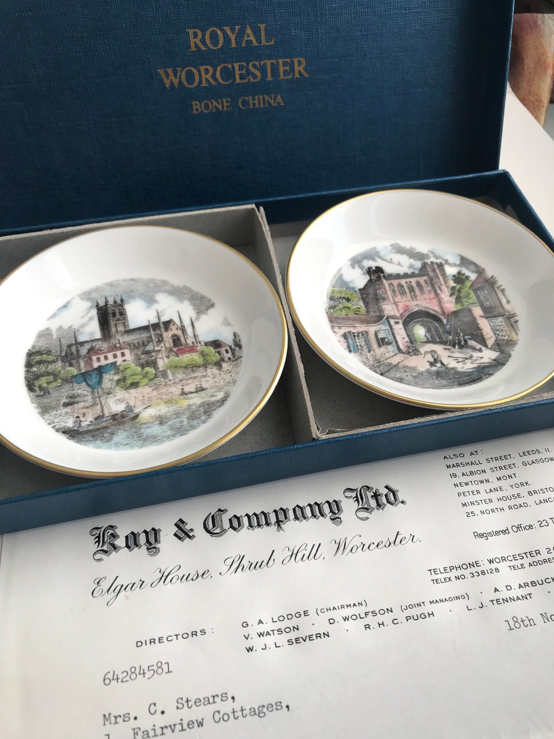 Vintage Decorative Plates by Royal Worcester. Decorative Plates From ...
