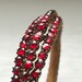 Biedermeier Bracelet Bohemian Garnet Pirop, Czech Garnets. - Etsy
