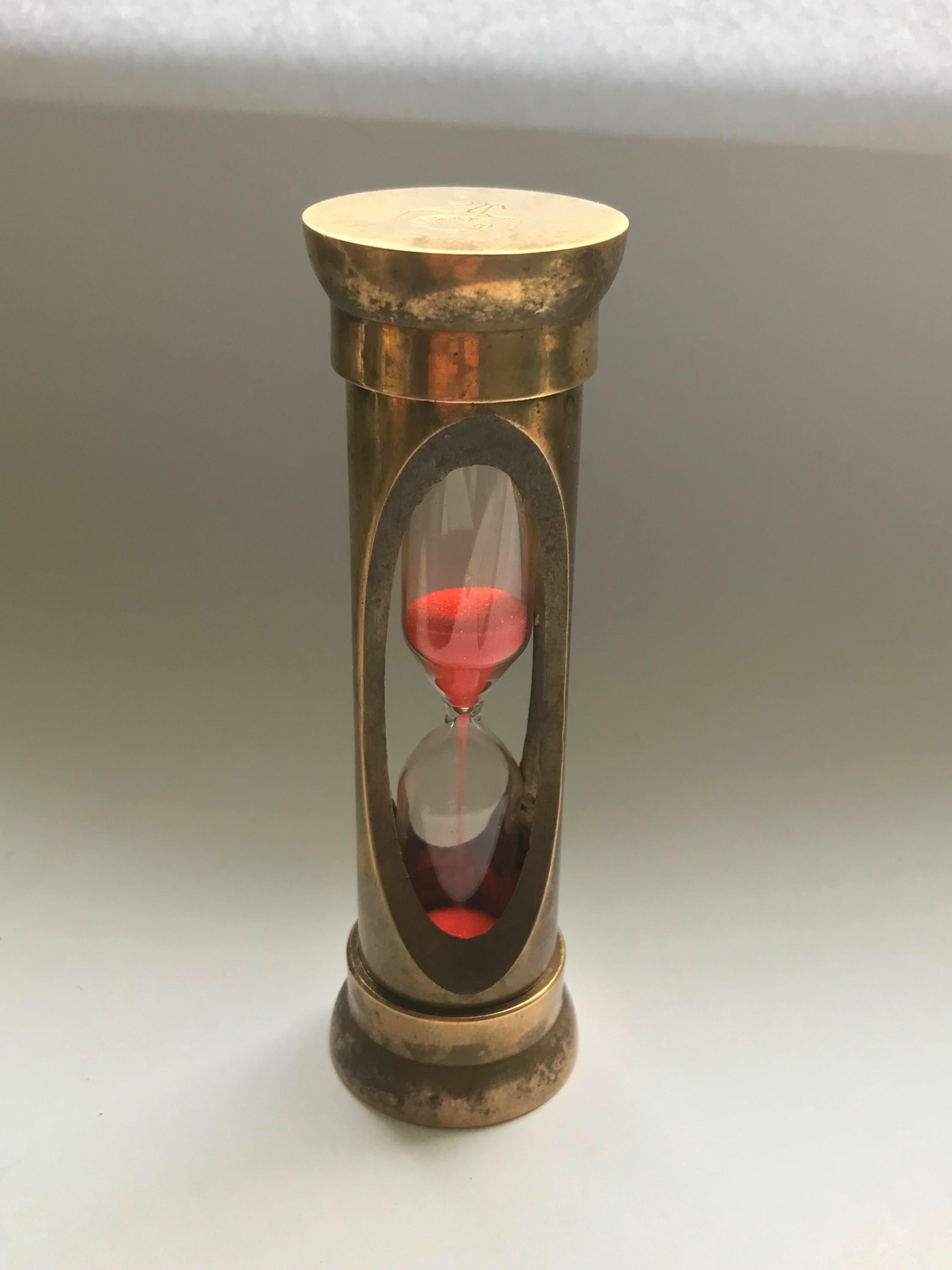 Vintage Brass Hourglass is a Beautiful Collectible Decor Item. Vintage ...