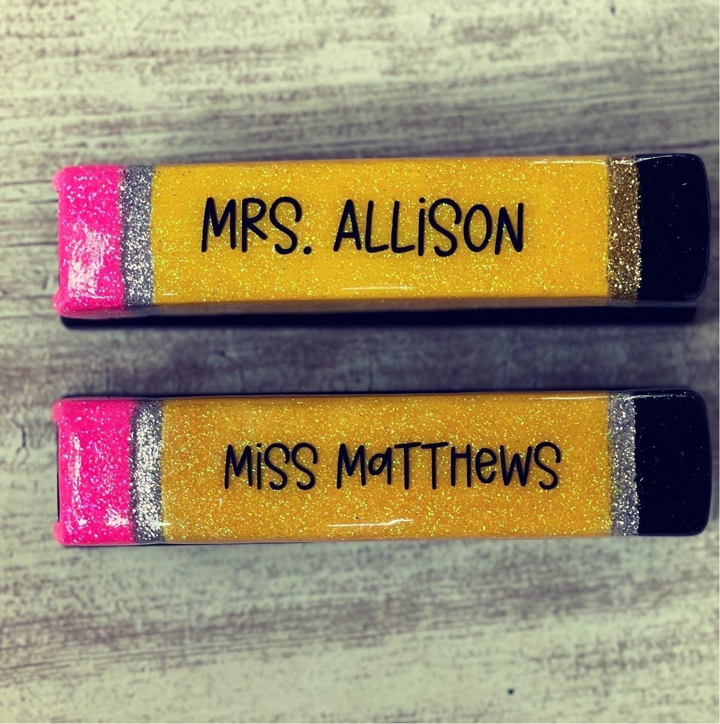 Personalized Staplers Custom Glitter Hand Painted Stapler Teacher ...