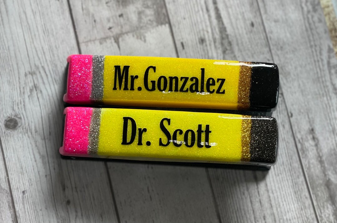 Personalized Staplers Custom Glitter Hand Painted Stapler Teacher ...