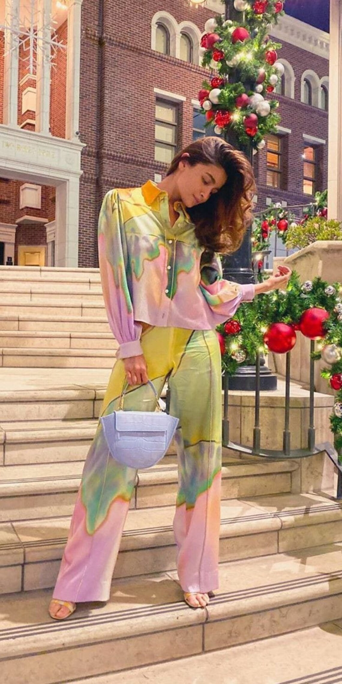 Chic Summer Vibes: Colorful Co-ord Set Shirt Style, Puff Sleeves ...