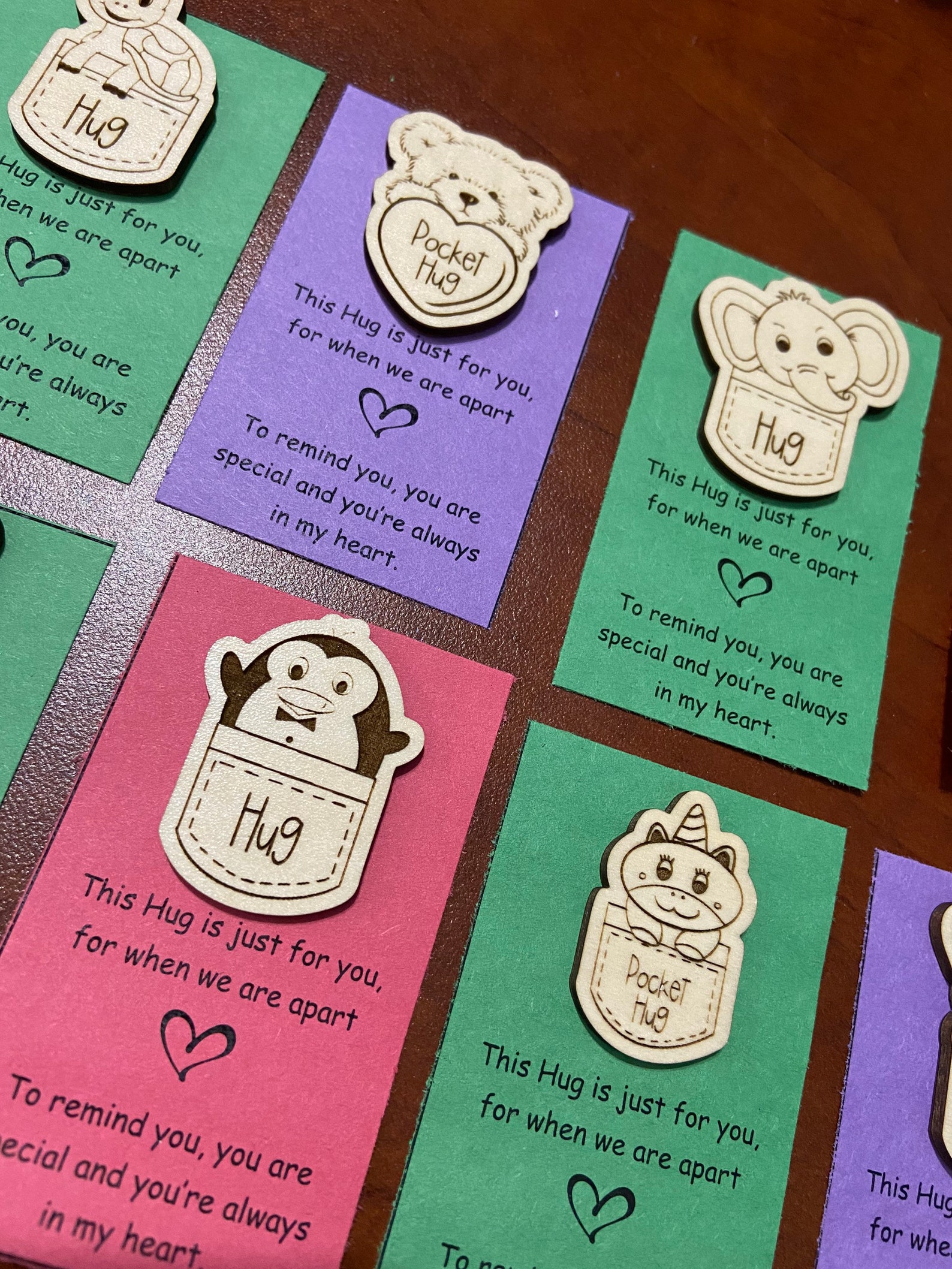Pocket Hug Token Gift, Love Gifts for Family and Kids, Give a Hug, Hug ...