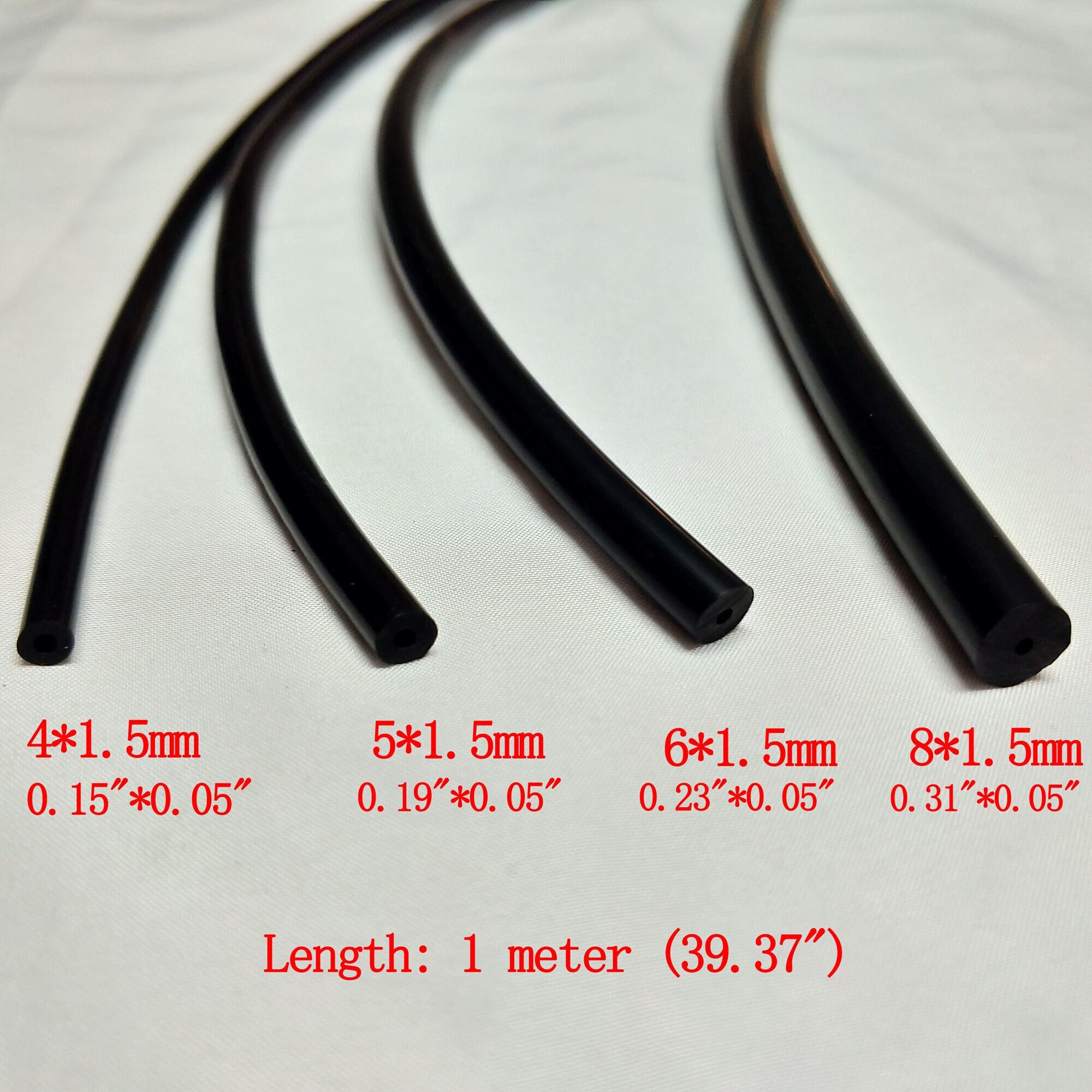 Conductive Silicone Rubber Tube Tens / Estim / E-stim Machine 4/5/6/8mm ...