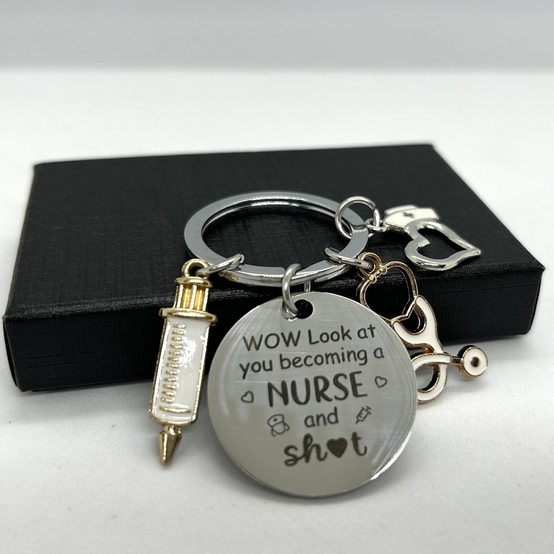 Personalized Nurse Keyring,nurses' Day Gift,christmas Gift for Nurses ...