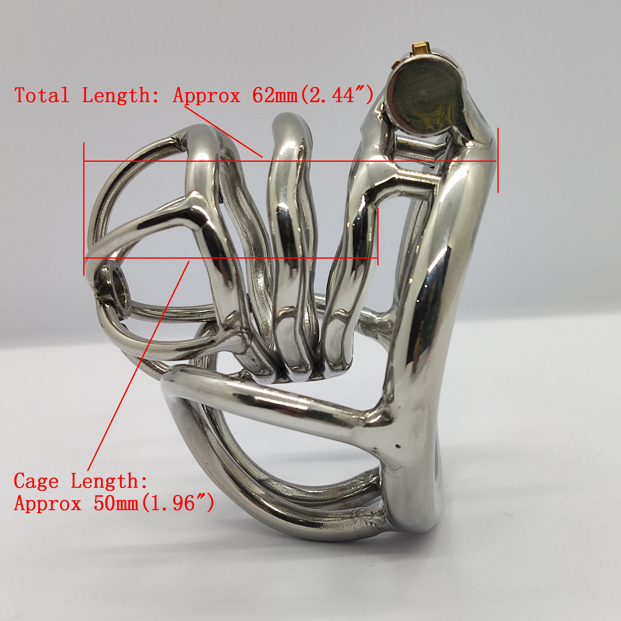 Male Chastity Device Bird Cage Stainless Steel Cock Cage Scrotum ...