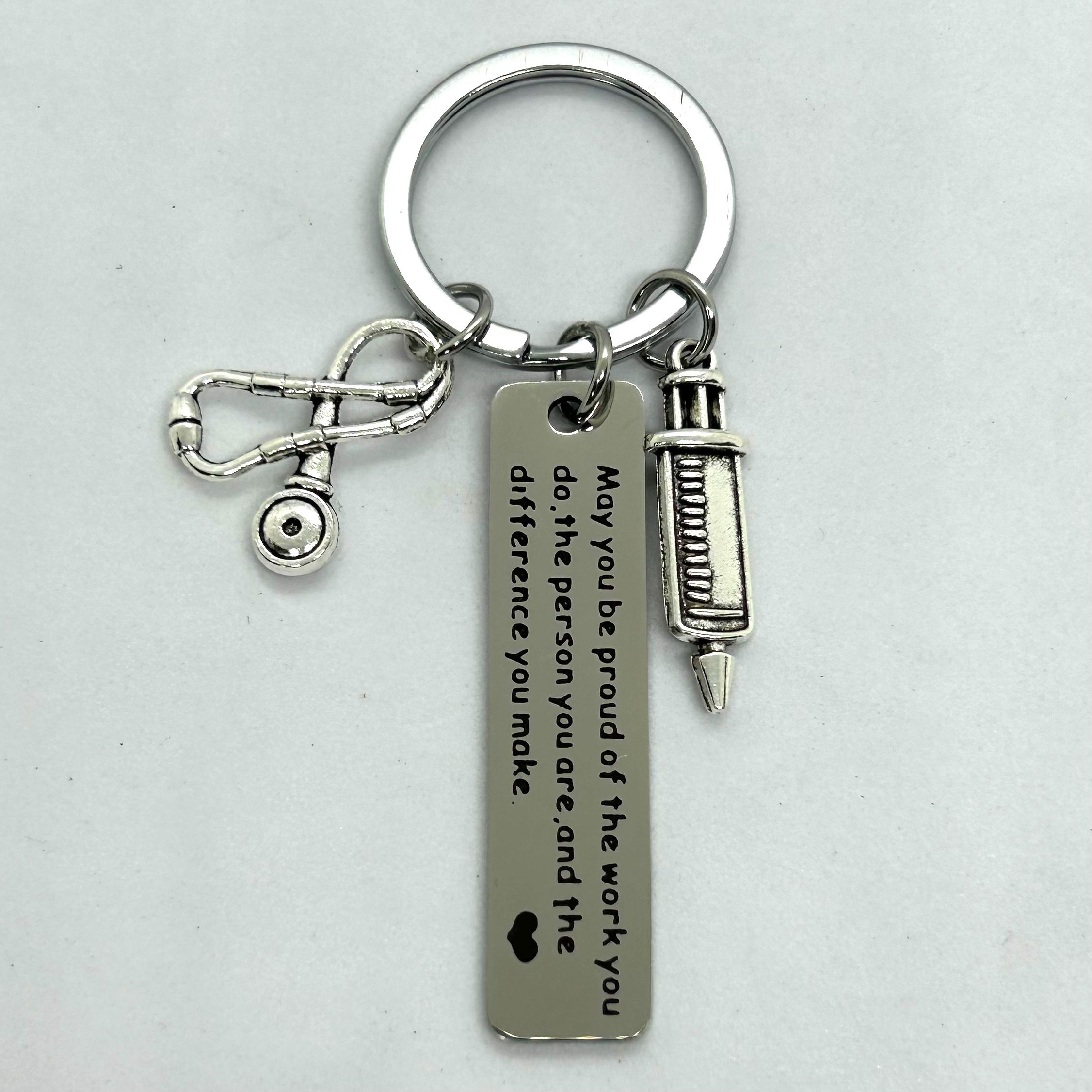 Personalized Nurse Keychain,nurses' Day Gift,christmas Gift for Nurses ...