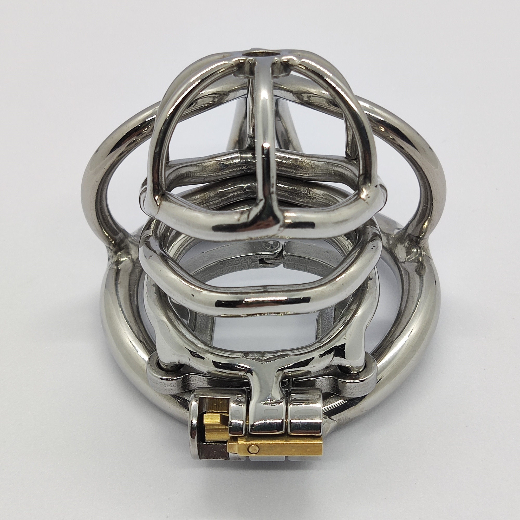 Male Chastity Device Bird Cage Stainless Steel Cock Cage Scrotum ...