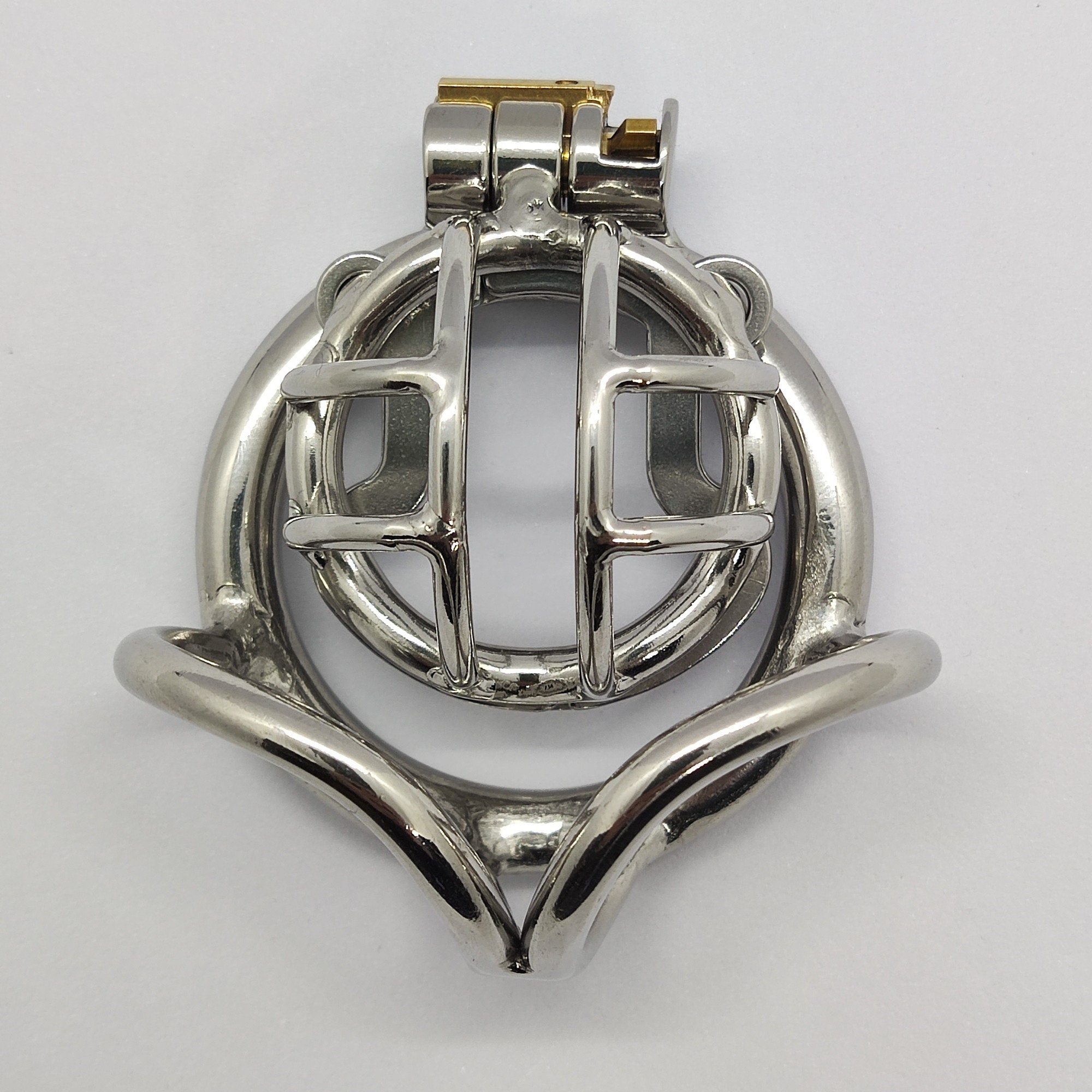 Chastity Penis Cage Stainless Steel Short Paragraph Cock Locking ...