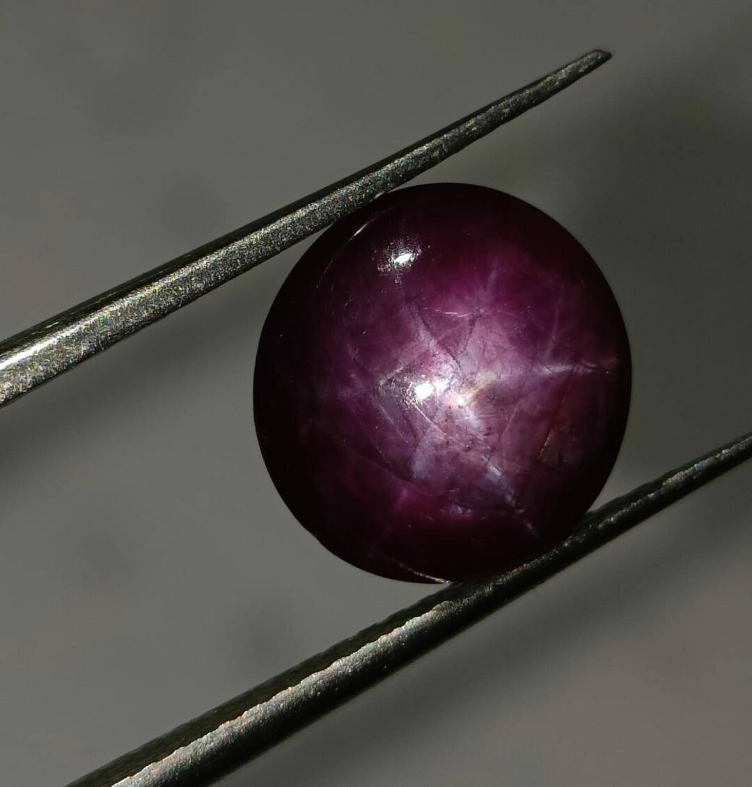 5.90 Crt Natural Ruby Star 100% Pure Natural Earth Mine Ruby Star ...