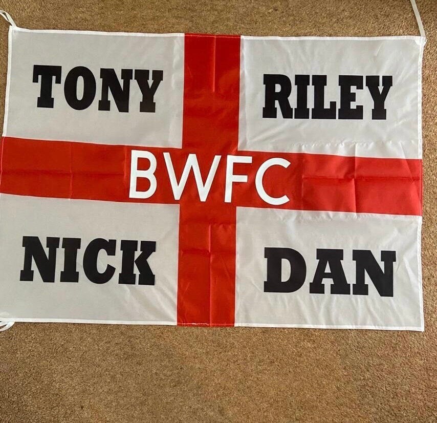 England Flag, Personalised England Flag, St George's Flag, Football ...