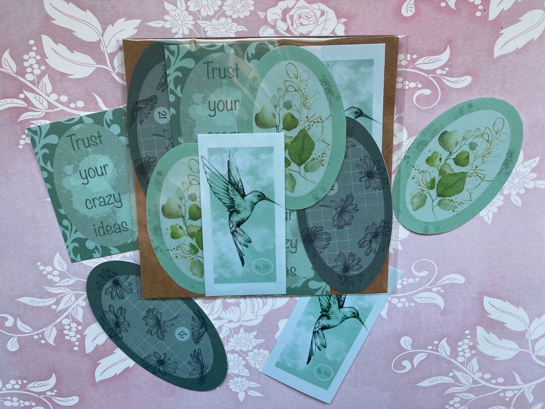 Ephemera/sticker Set, Journaling Set, Stickers - Etsy