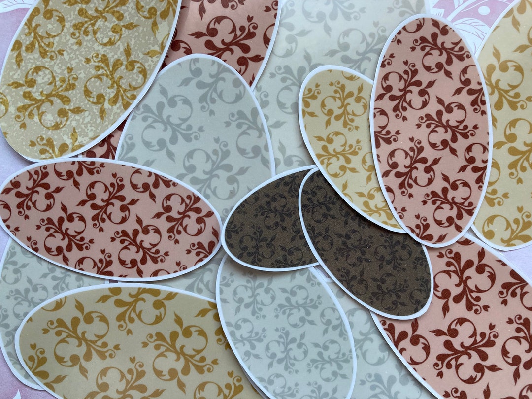 Transparent Stickers, Journaling Accessories, Oval Stickers - Etsy
