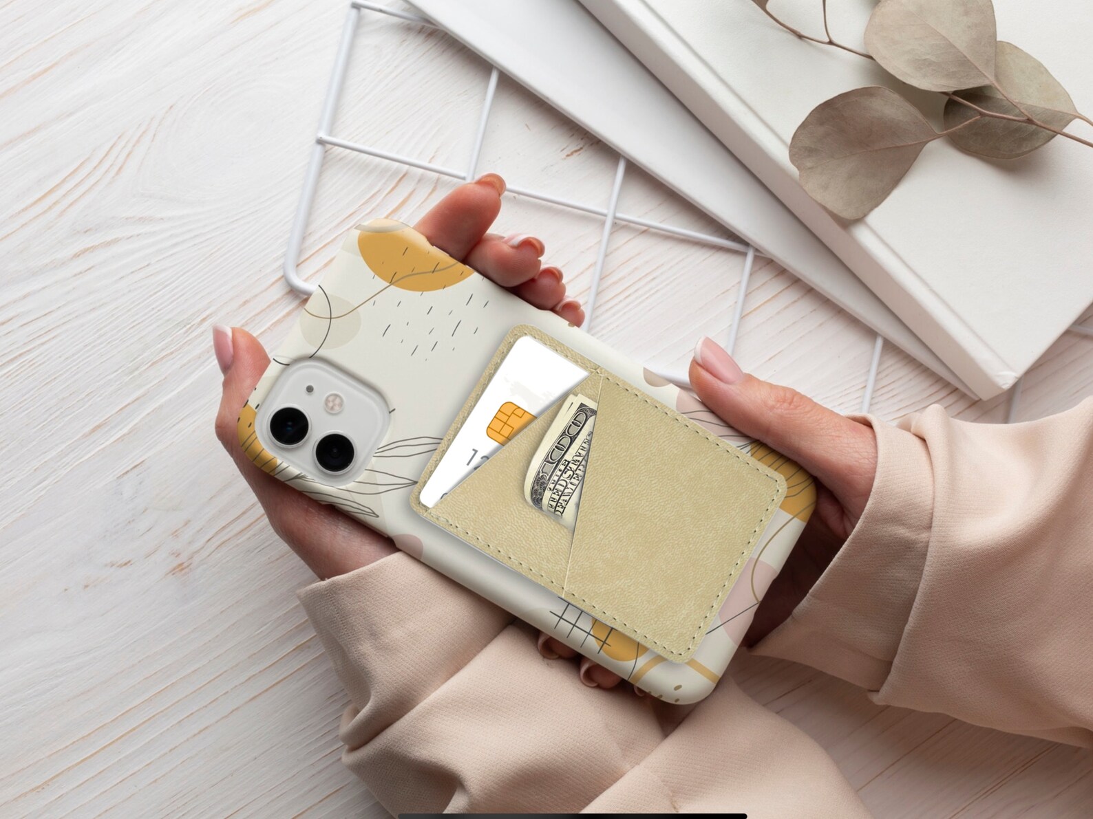 Phone Card Holder Stick on Man Phone Wallet Sticker Card - Etsy