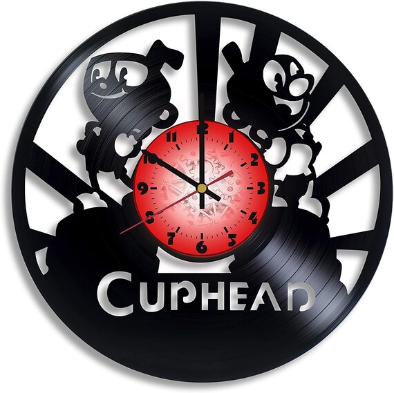 Cuphead Game Vinyl Wall Clocks for You as a Gift to a Friend - Etsy