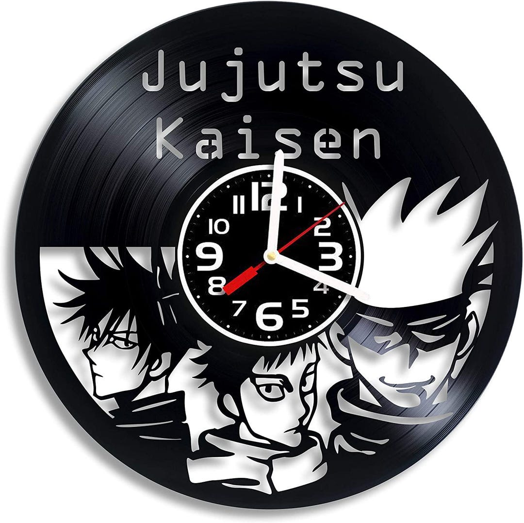 Unique Jujutsu Anime Clock Perfect Gift for Anime Fans and Manga ...