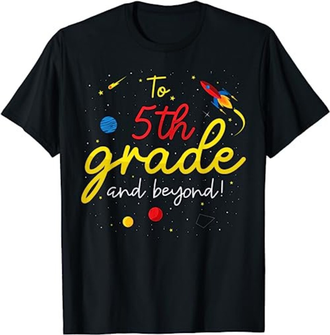 Back to School Fifth Grade Boy Girl Space 5th Grade Teacher - Etsy