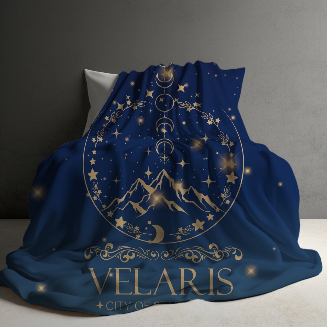 Velaris City of Starlight Blanket, ACOTAR Merch, the Night Court, A ...