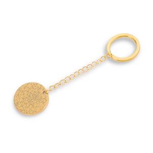 Personalized Sobriety Keychain, on This Day You Got Sober Star Map ...