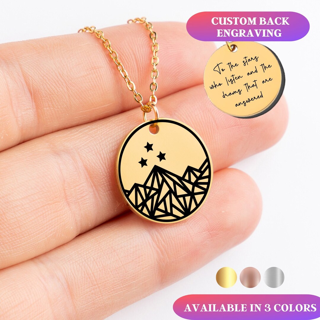 ACOTAR Night Court Necklace, Starry Mountains Night Court Necklace ...