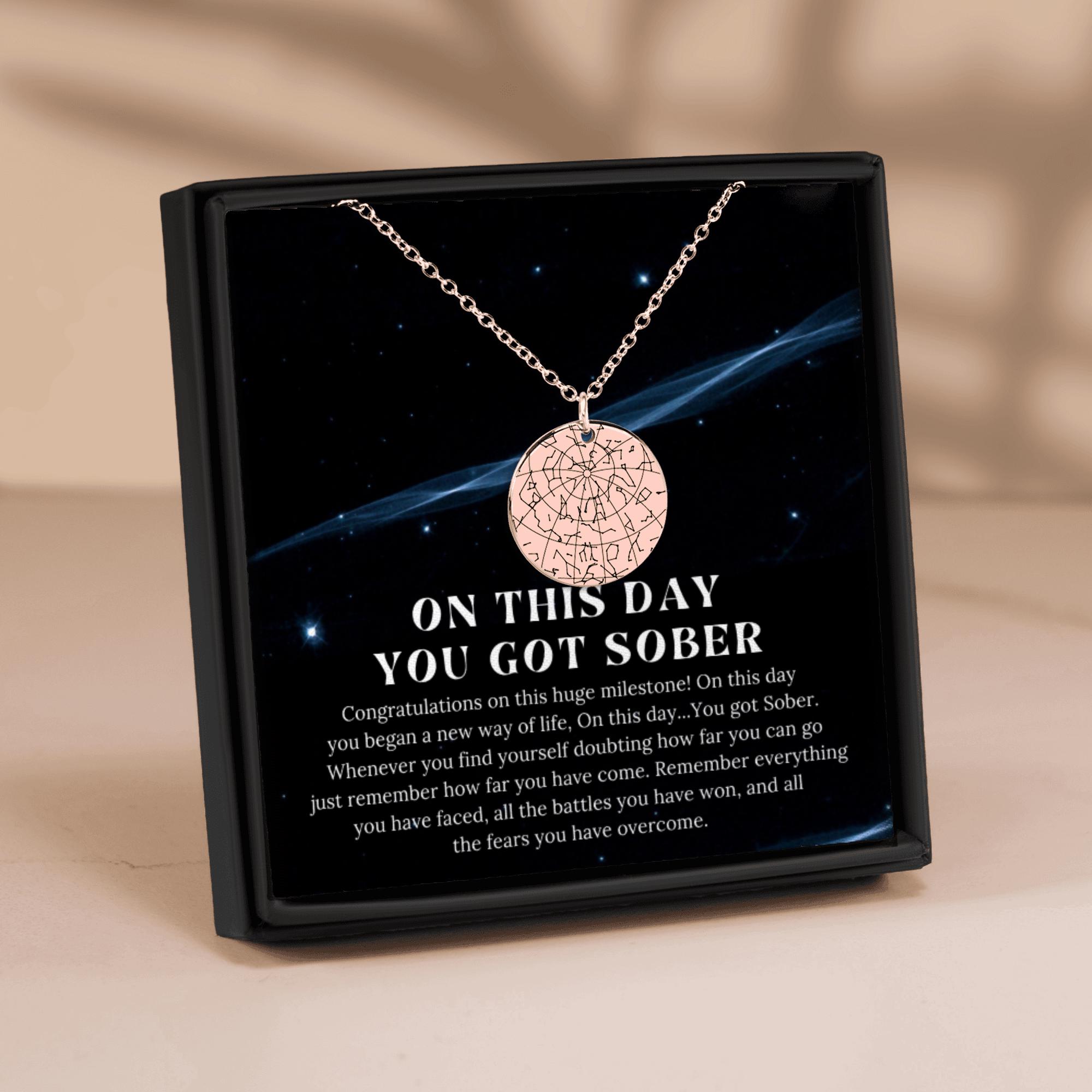 Personalized Sobriety Gift for Women, Recovery and Sober Jewelry ...