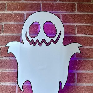 Ghost Steel-cut Logolight With Wireless, Remote Controlled RGB ...