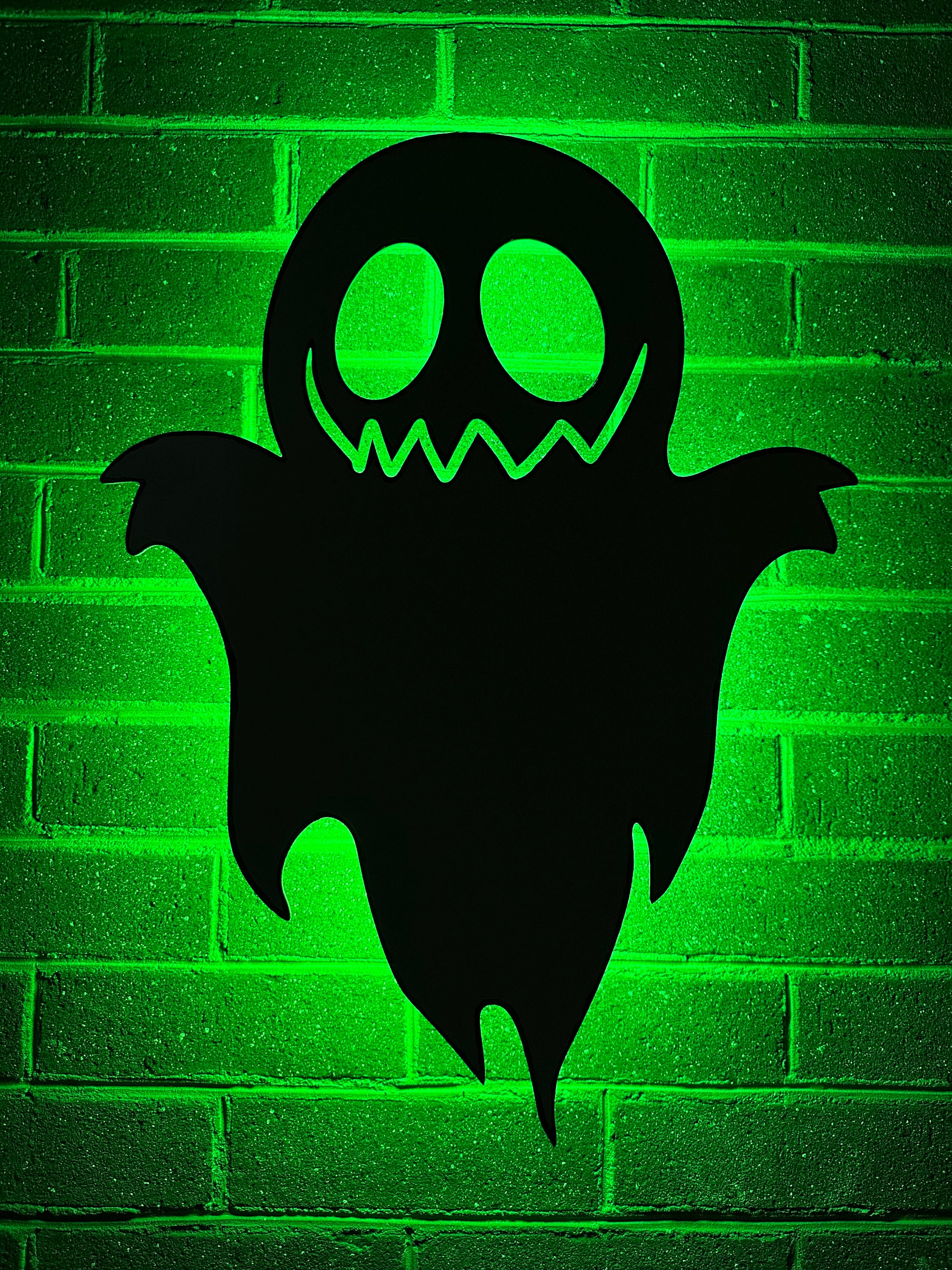 Ghost Steel-cut Logolight With Wireless, Remote Controlled RGB ...