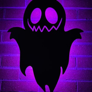 Ghost Steel-cut Logolight With Wireless, Remote Controlled RGB ...