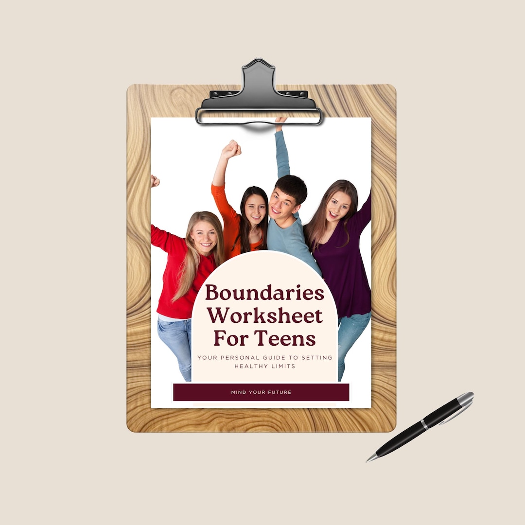 Teen Boundaries: A 9-page Workbook for Empowering Your Personal Space ...