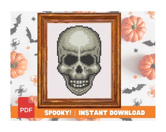 Cross Stitch Zombie Hand Easy Spooky Pixel Art Pattern for Halloween ...