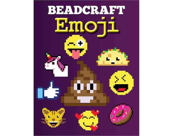 100 Emoji Patterns: Perler Cross-stitch Quilting and More - Etsy