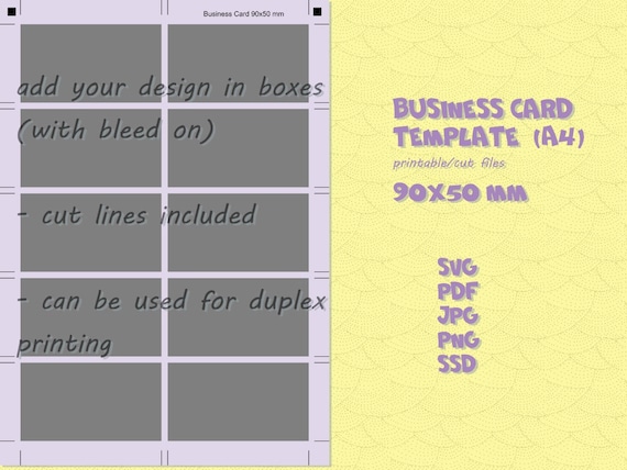 10 Business Card Template