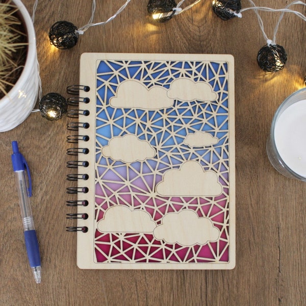 Wooden Notebook - Etsy