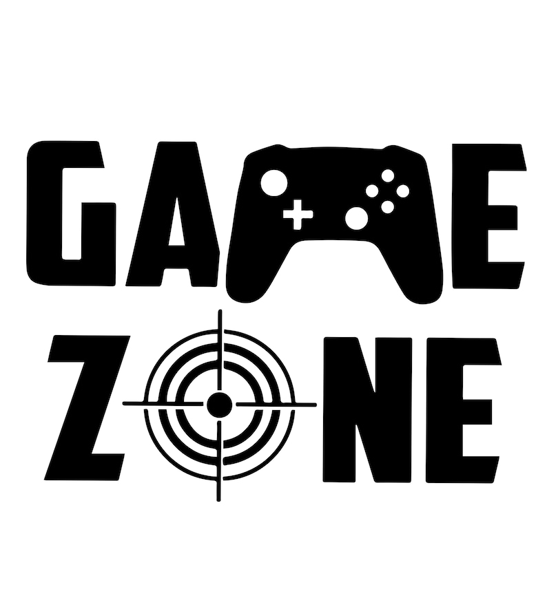 Game Zone JPG PNG SVG - Instant Download Gamer Clip Art - Eps Download - Cut File for Cricut and ...