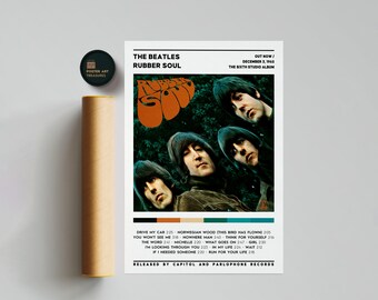 Rubber Soul Poster - Etsy