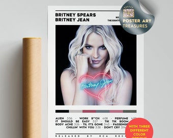 Britney Spears Album Poster - Etsy