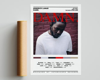 Damn Album Poster - Etsy