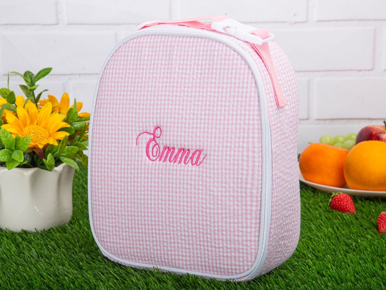 Personalized Lunch Box Monogram Kids Lunch Bag Insulated | Etsy