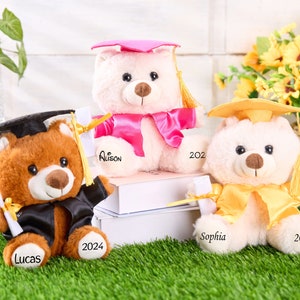 Personalized Graduation Bear 2024, Custom Gift for Grad, Graduation ...