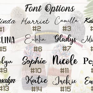 Personalized Adult Beanie,custom Embroidered Beanie,monogram Bride ...