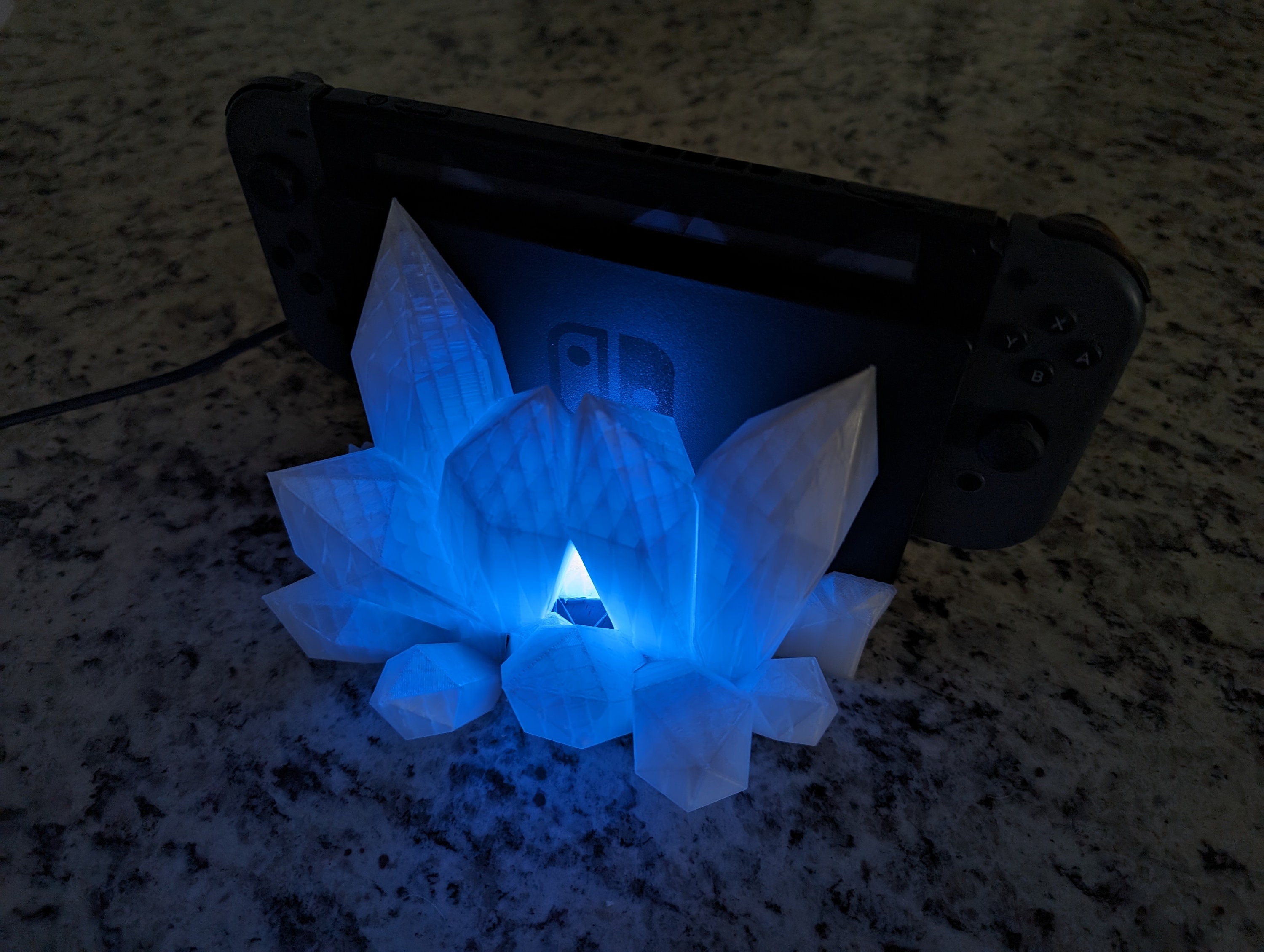 Crystal Nintendo Switch Dock With LED Lighting Effects Perfect for ...